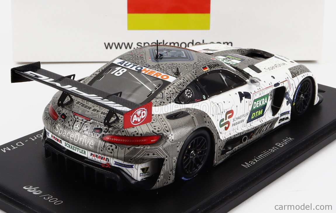 SPARK-MODEL SG798 Echelle 1/43 | MERCEDES BENZ AMG GT3 EVO TEAM MUCKE MOTORSPORT N 18 DTM SEASON ...