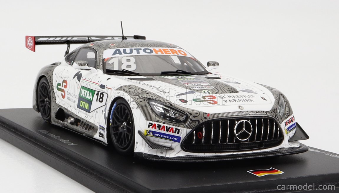 SPARK-MODEL SG798 Echelle 1/43 | MERCEDES BENZ AMG GT3 EVO TEAM MUCKE MOTORSPORT N 18 DTM SEASON ...