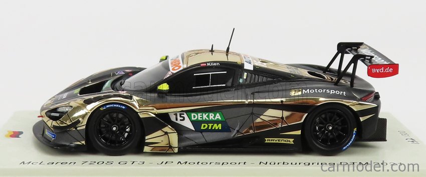 SPARK-MODEL SG796 Scala 1/43 | McLAREN 720S GT3 TEAM JP MOTORSPORT N 15 DTM NURBURGRING 2021 C ...