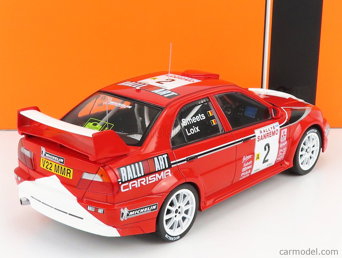 IXO-MODELS 18RMC074B.20 Scale 1/18 | MITSUBISHI CARISMA GT EVO VI N 2 ...