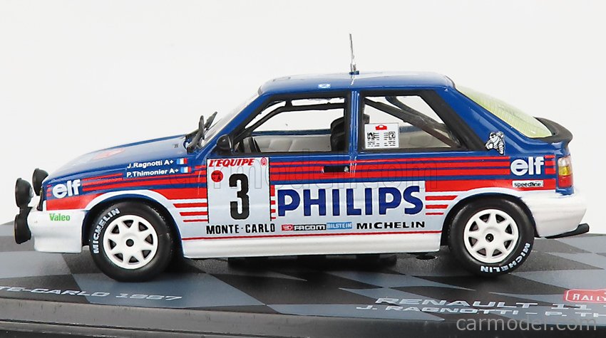 EDICOLA RMIT019 Scale 1/43 | RENAULT R11 TURBO N 3 RALLY MONTECARLO ...