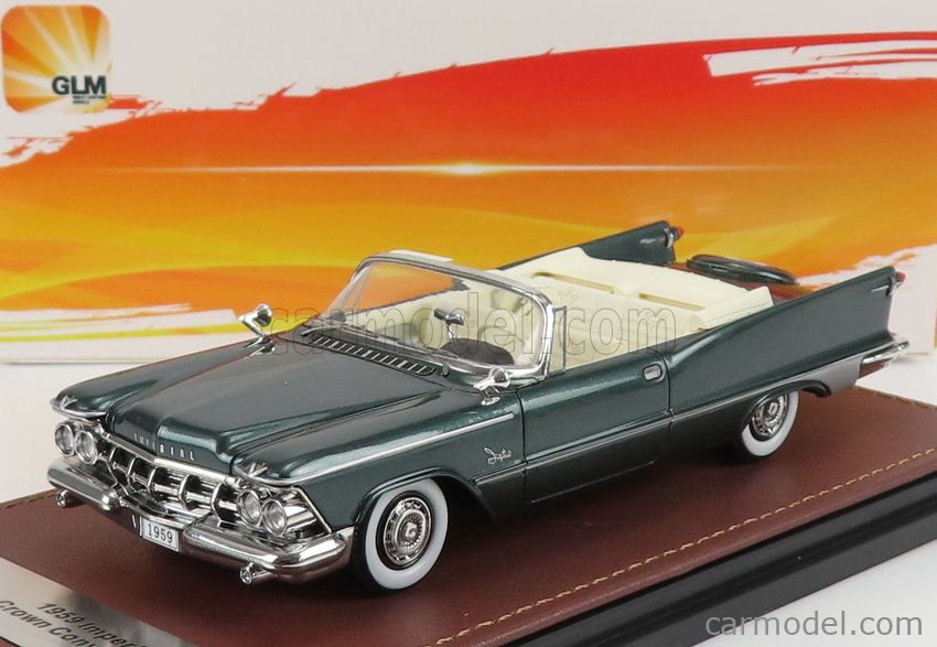 GLM-MODELS GLM132003 Scale 1/43 | IMPERIAL CROWN CONVERTIBLE OPEN 1959 ...