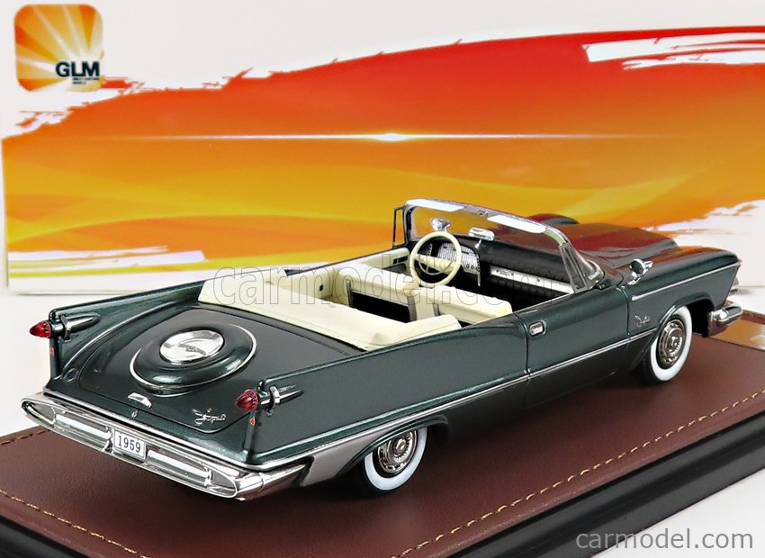 GLM-MODELS GLM132003 Scale 1/43 | IMPERIAL CROWN CONVERTIBLE OPEN 1959 ...