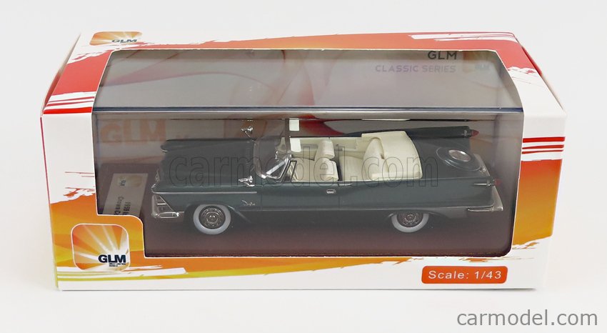 GLM-MODELS GLM132003 Scale 1/43 | IMPERIAL CROWN CONVERTIBLE OPEN 1959 ...