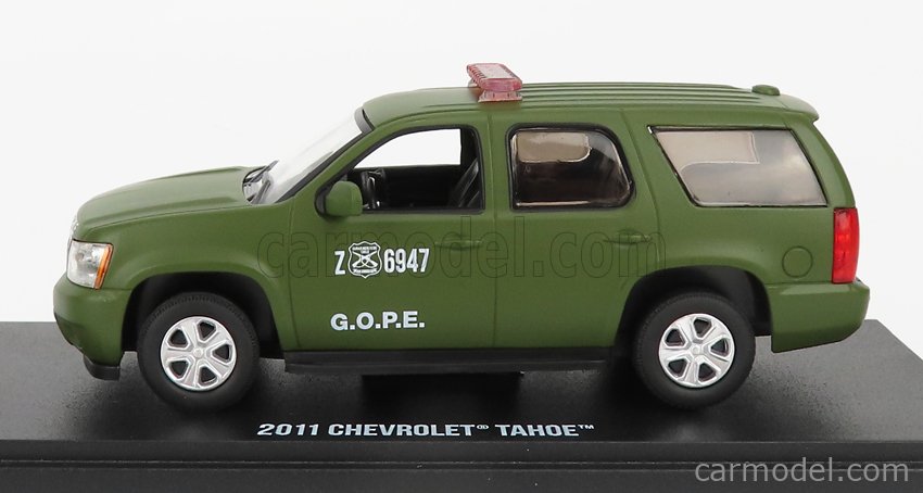 GREENLIGHT 86620 Escala 1/43 | CHEVROLET TAHOE POLICE GOPE POLICE ...