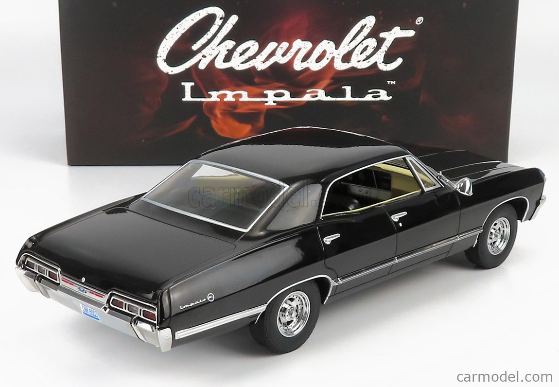 GREENLIGHT 19119 Scale 1/18 | CHEVROLET IMPALA SPORT COUPE 1967 BLACK