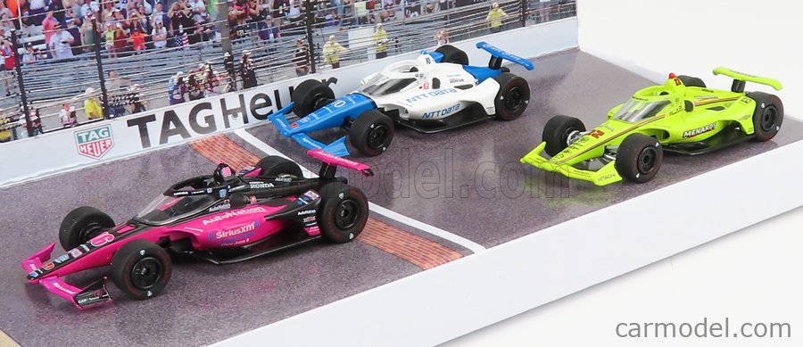 GREENLIGHT 11523 Scale 1/64 | HONDA SET 3X PODIUM INDIANAPOLIS INDY 500 ...