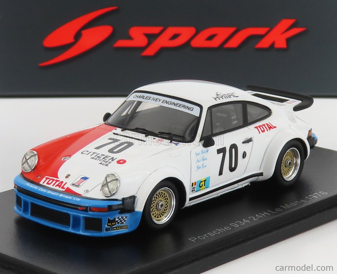 SPARK-MODEL S9822 Scale 1/43 | PORSCHE 934 3.0L F6 TEAM BEURLYS N 70 ...