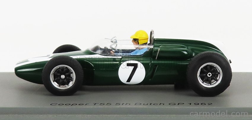 SPARK-MODEL S8071 Scale 1/43 | COOPER F1 T55 N 7 DUTCH GP 1962 T.MAGGS ...
