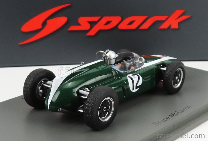 SPARK-MODEL S8070 Scale 1/43 | COOPER F1 T55 N 12 3rd ITALY GP 1961 B ...