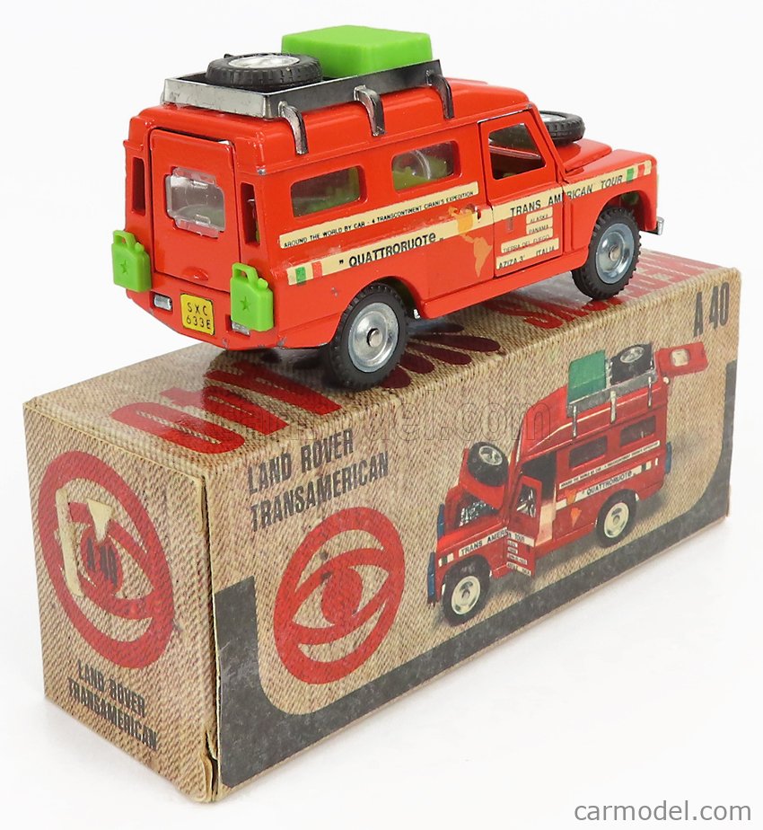 MEBETOYS MATTEL A40 Echelle 1/43 | LAND ROVER LAND 110 TRANS AMERICAN ...