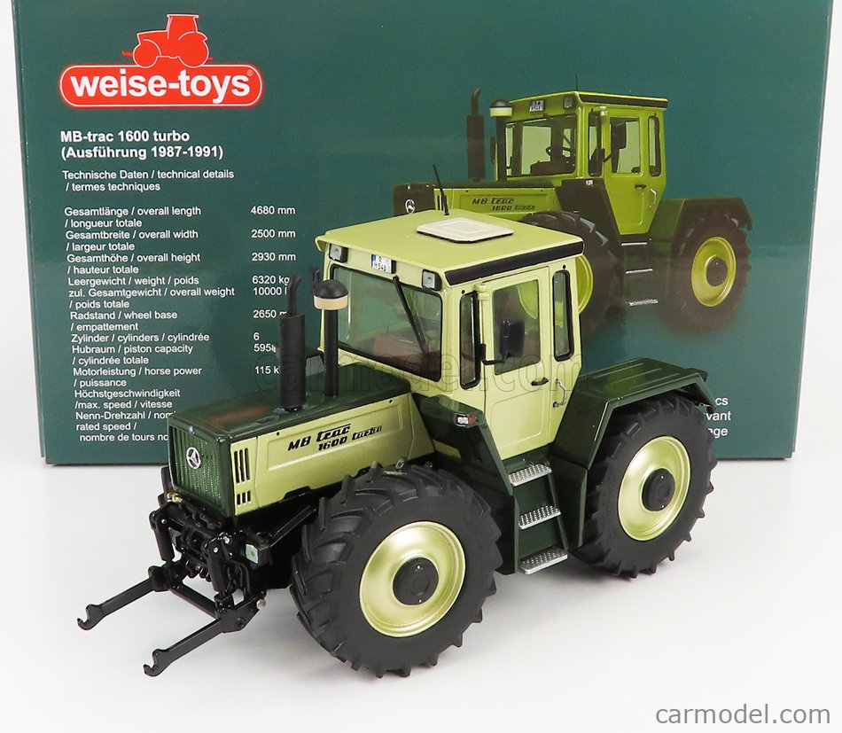 WEISE-TOYS 1062 Масштаб 1/32 | MERCEDES BENZ MB TRAC 1600 TURBO TRACTOR ...