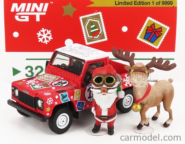 MINI-GT MGT00320-R Scale 1/64 | LAND ROVER DEFENDER 90 PICK-UP OPEN ...