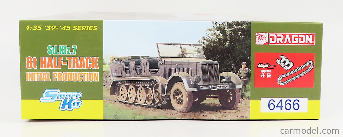 DRAGON ARMOR 6466 Escala 1/35 | CARRIER HALF SD.KFZ.7 TRUCK CINGOLATO ...