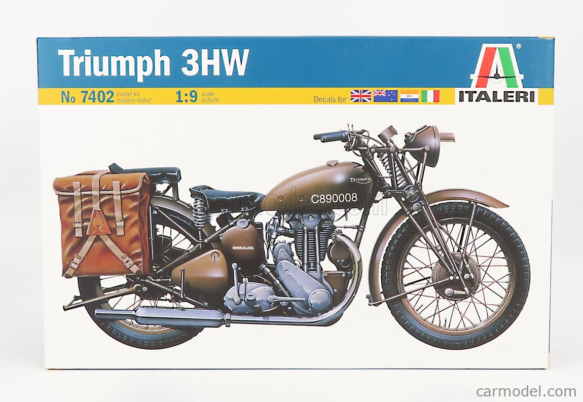 ITALERI IT7402 Scale 1/9 | TRIUMPH 3HV MILITARY 1944