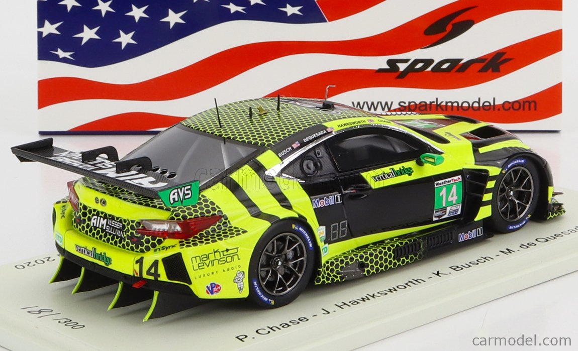 SPARK-MODEL US129 Scala 1/43 | LEXUS RC F GT3 TEAM AIM VASSER SULLIVAN ...