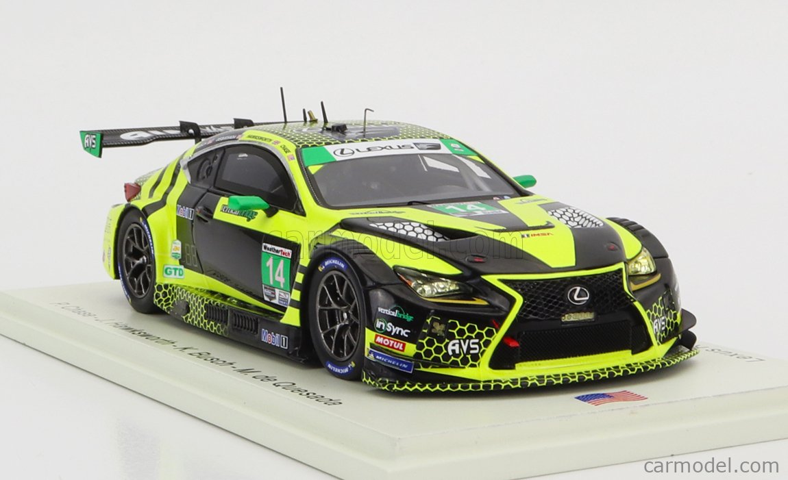 SPARK-MODEL US129 Scale 1/43 | LEXUS RC F GT3 TEAM AIM VASSER SULLIVAN ...