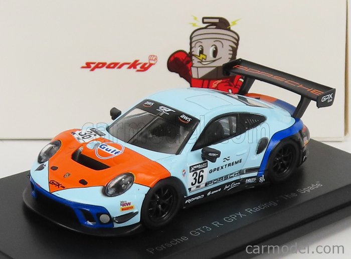 SPARK-MODEL Y203 Scale 1/64 | PORSCHE 911 991-2 GT3 R TEAM GPX RACING N ...