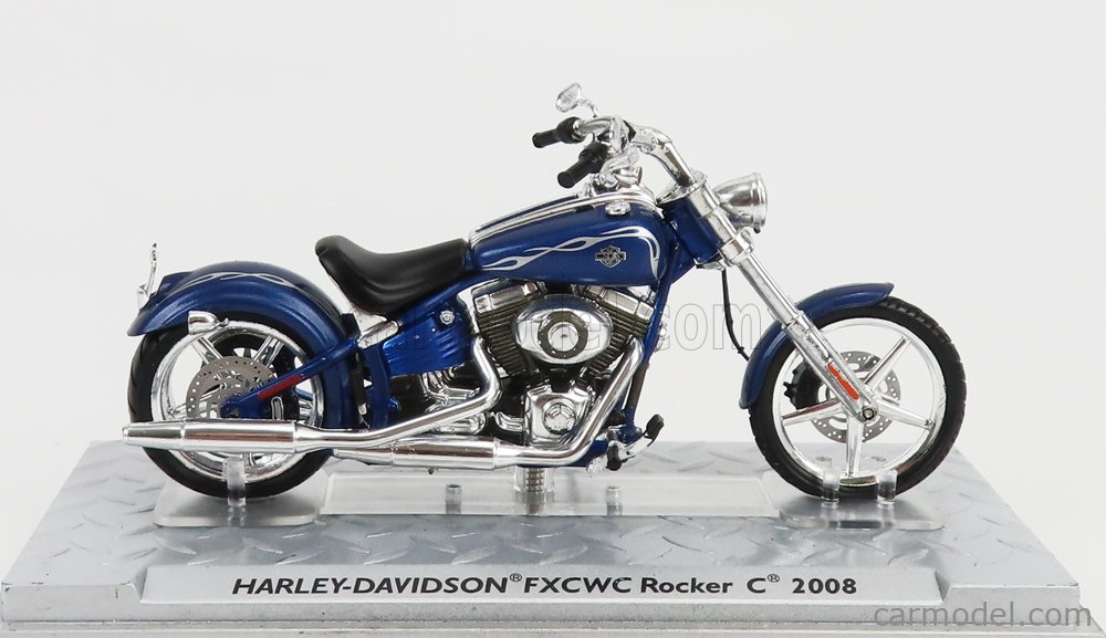 EDICOLA HADAPRCOLL050 Scale 1/24 | HARLEY DAVIDSON FXCWC ROCKER C 2008 BLUE