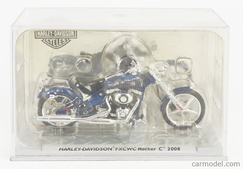 EDICOLA HADAPRCOLL050 Scale 1/24 | HARLEY DAVIDSON FXCWC ROCKER C 2008 BLUE