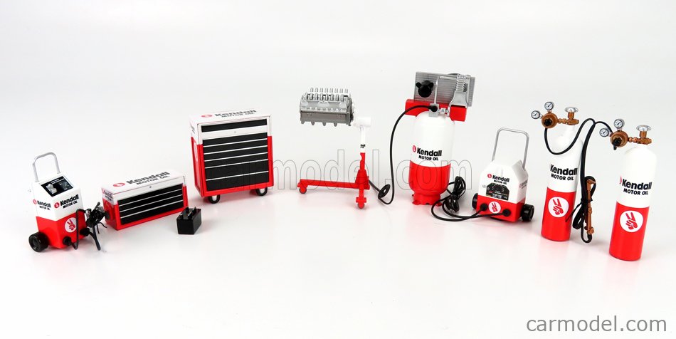 GMP 18962 Scale 1/18 | ACCESSORIES SET OFFICINA GARAGE TOOL SET KENDALL ...