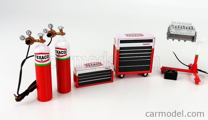 GMP 18961 Scale 1/18 | ACCESSORIES SET OFFICINA GARAGE TOOL SET TEXACO ...