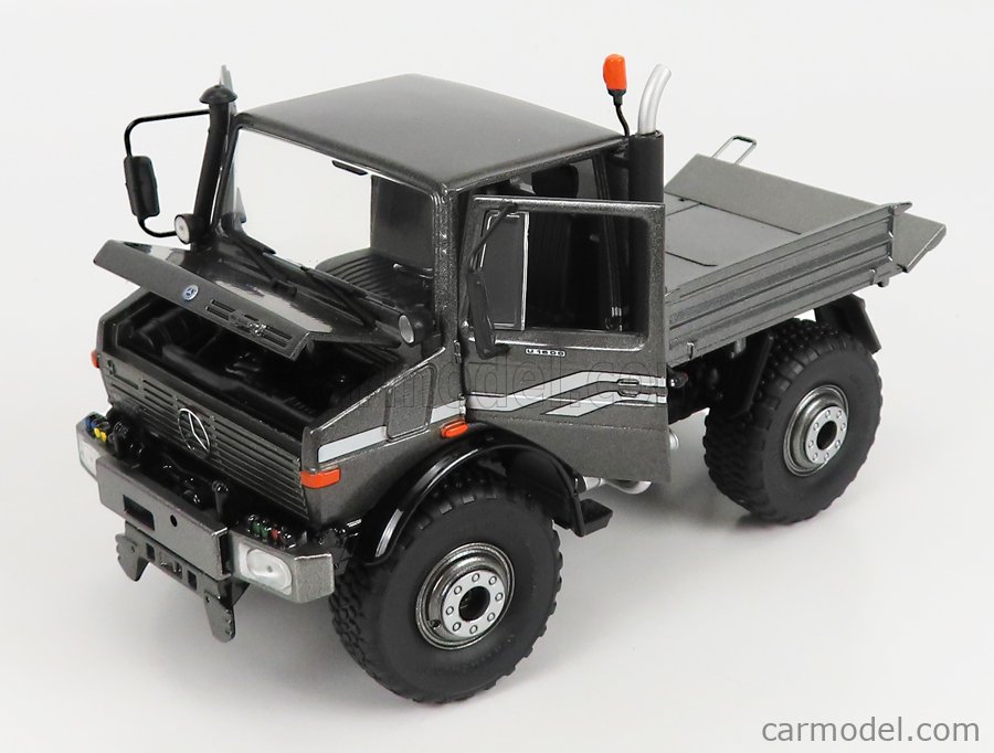 SCHUCO 450775300 Scale 1/32 | MERCEDES BENZ UNIMOG U1600 TRUCK 1996 GREY