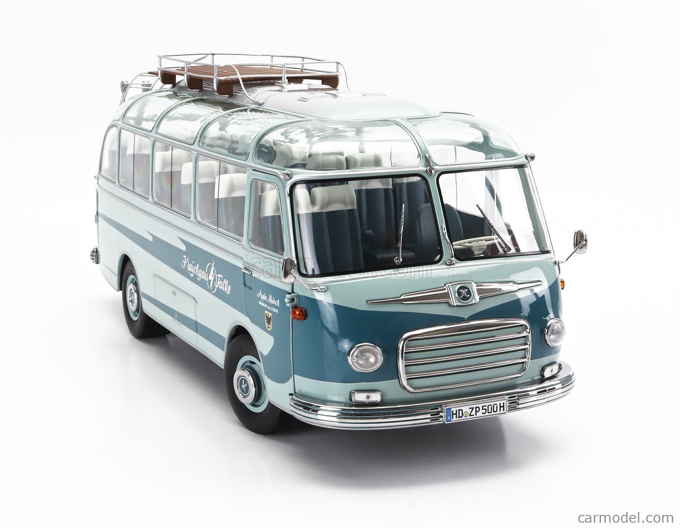 SCHUCO 450034900 Scale 1/18 | SETRA S6 AUTOBUS 1955 2 TONE BLUE