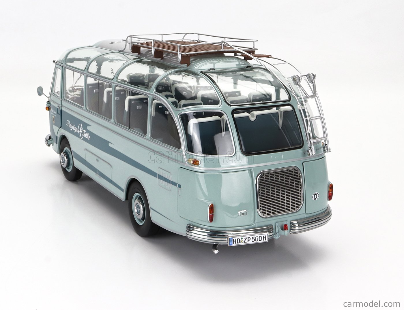 SCHUCO 450034900 Scale 1/18 | SETRA S6 AUTOBUS 1955 2 TONE BLUE