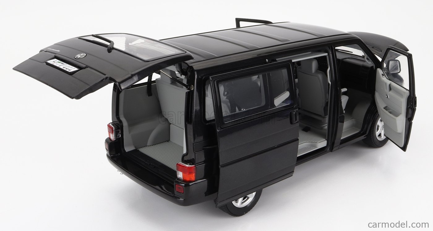 SCHUCO 450041600 Scale 1/18 | VOLKSWAGEN T4b CARAVELLE MINIBUS 1991 BLACK