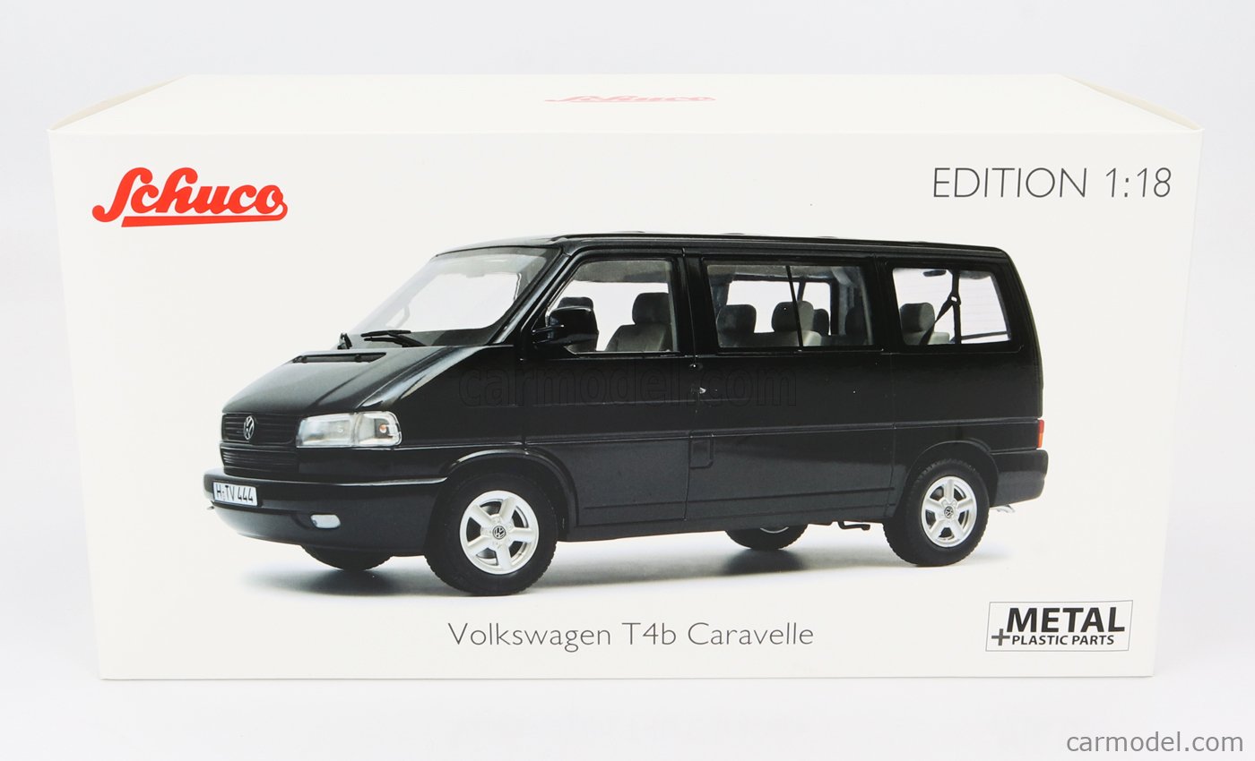 SCHUCO 450041600 Scale 1/18 | VOLKSWAGEN T4b CARAVELLE MINIBUS 1991 BLACK