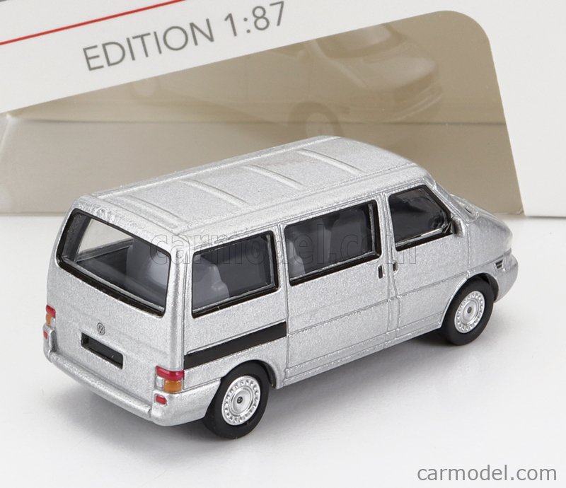 SCHUCO 452667500 Scale 1/87 | VOLKSWAGEN T4b CARAVELLE MINIBUS 1991 SILVER