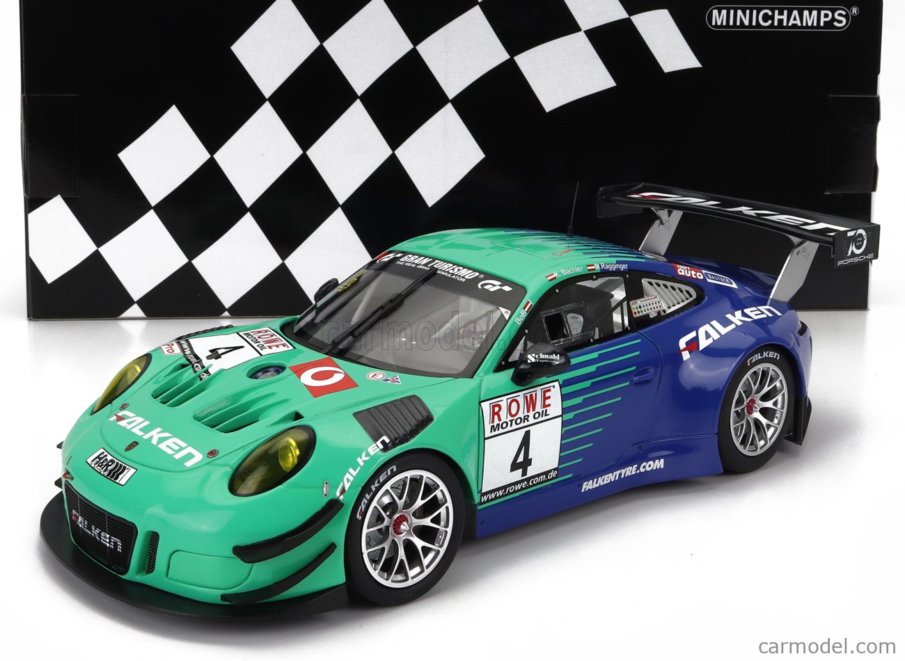 MINICHAMPS 153186994 Escala 1/18 | PORSCHE 911 991 GT3 TEAM FALKEN ...