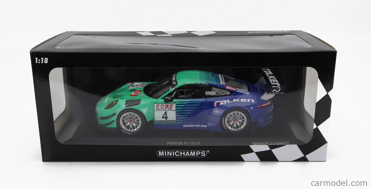 MINICHAMPS 153186994 Scale 1/18 | PORSCHE 911 991 GT3 TEAM FALKEN ...