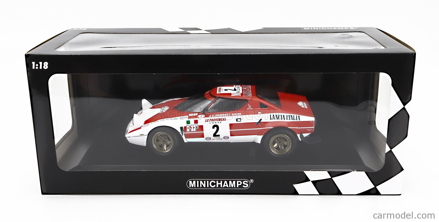 MINICHAMPS 155741702 Scala 1/18 | LANCIA STRATOS HF N 2 WINNER RALLY ...