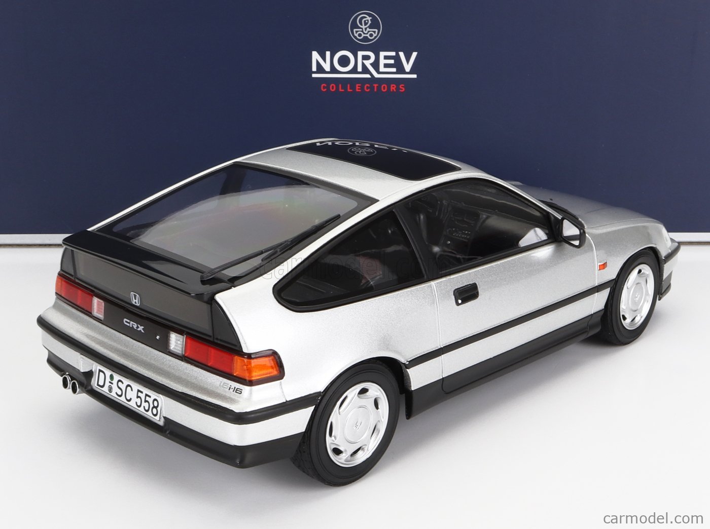 NOREV 188011 Scale 1/18 | HONDA CRX 1990 SILVER