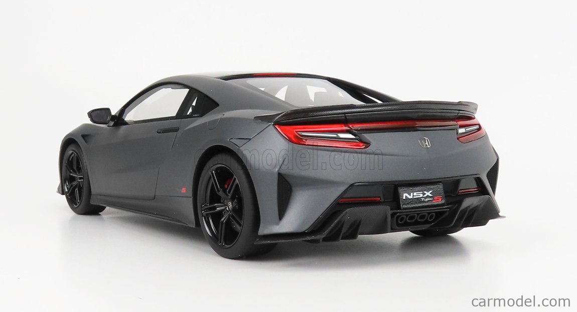 TRUESCALE TS0425 Масштаб 1/18 | HONDA NSX TYPE S RHD 2022 MATT GOTHAM GREY