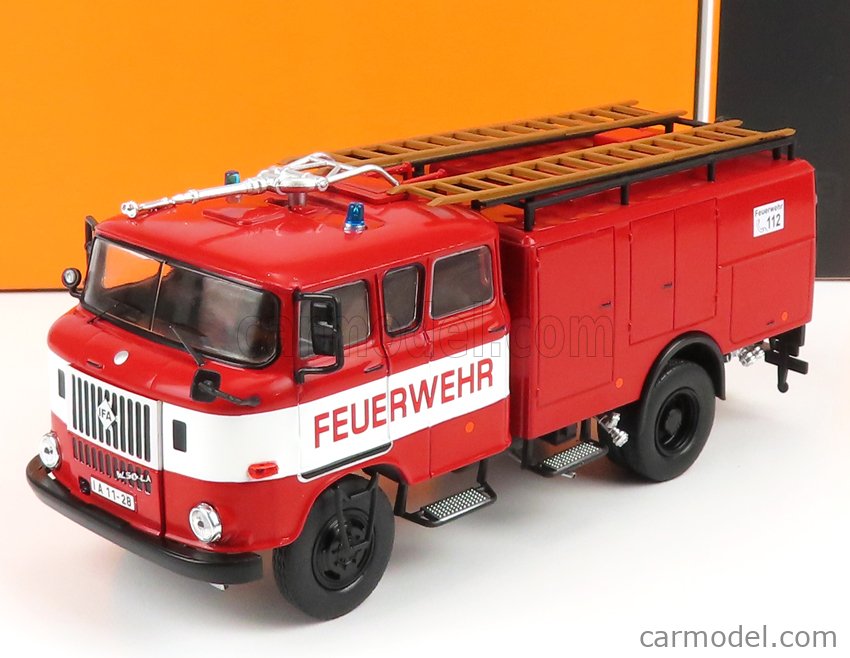 IXO-MODELS TRF022S Escala 1/43 | IFA W50 TANKER TRUCK FEUERWEHR 1965 ...