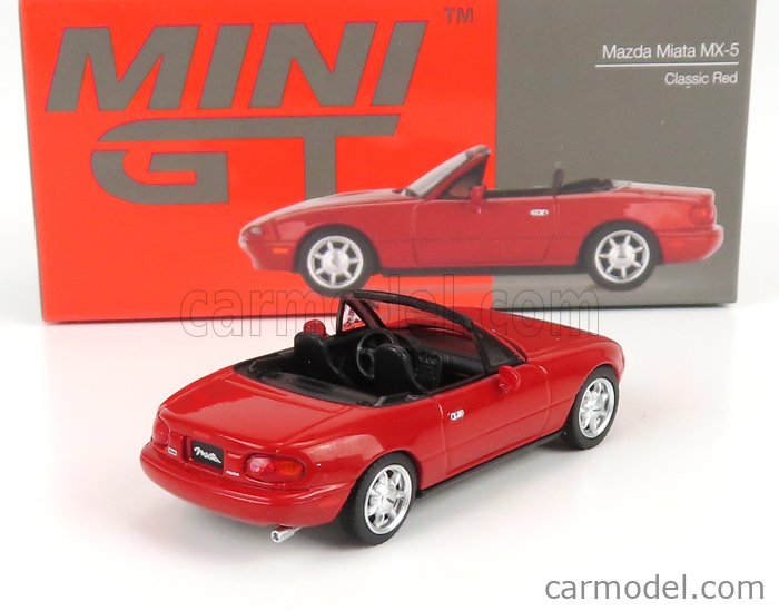 MINI-GT MGT00288-L Scale 1/64 | MAZDA MX-5 MIATA SPIDER LHD 2007 RED