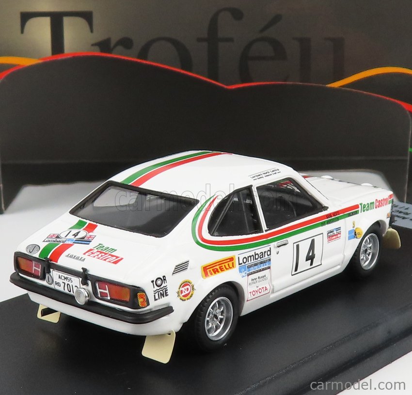 TROFEU TRRUK70 Scale 1/43 | TOYOTA COROLLA TEAM CASTROL (night version ...