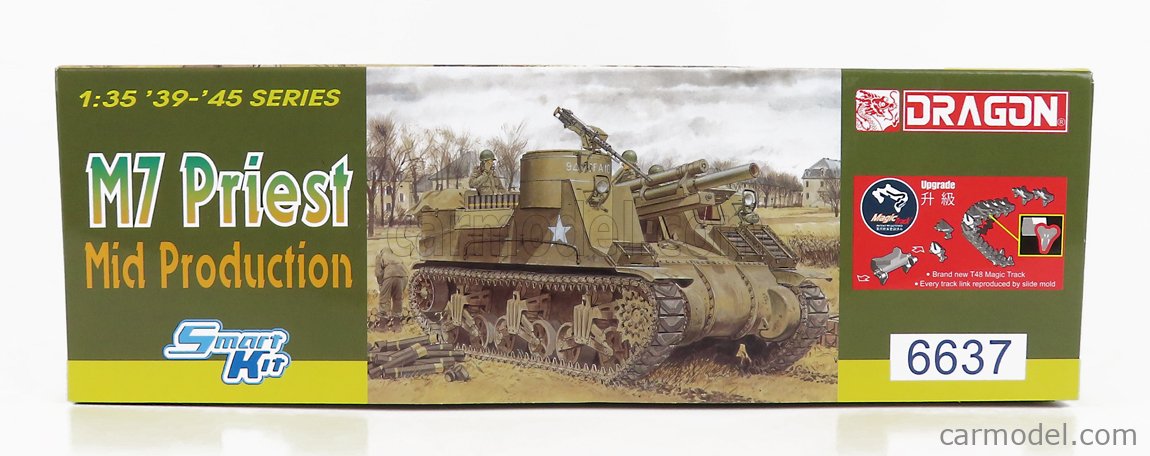DRAGON ARMOR 6637 Масштаб 1/35 | TANK M7 PRIEST MILITARY 1942