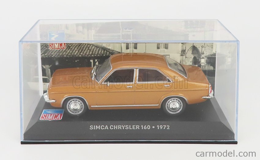 EDICOLA LBAS073 Scala 1/43 | SIMCA CHRYSLER 160 1972 GOLD MET