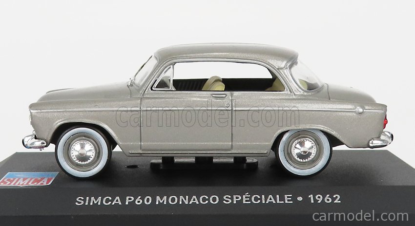 EDICOLA LBAS032 Scale 1/43 | SIMCA P60 MONACO SPECIALE 1962 SILVER