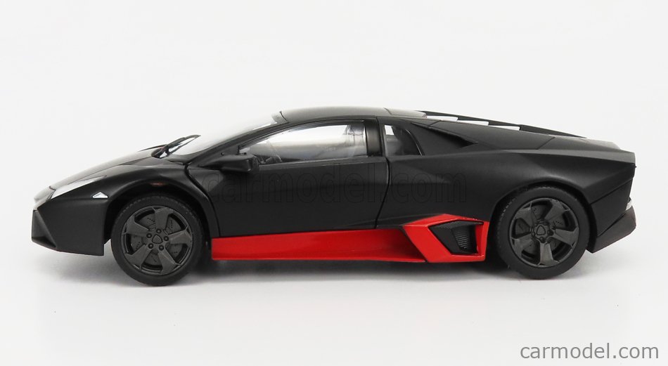 MOTOR-MAX 79509MBK Scale 1/24 | LAMBORGHINI REVENTON 2008 MATT BLACK RED