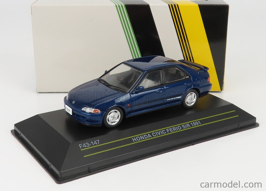 FIRST43-MODELS F43-147 Escala 1/43 | HONDA CIVIC FERIO SIR VTEC 1991 BLUE