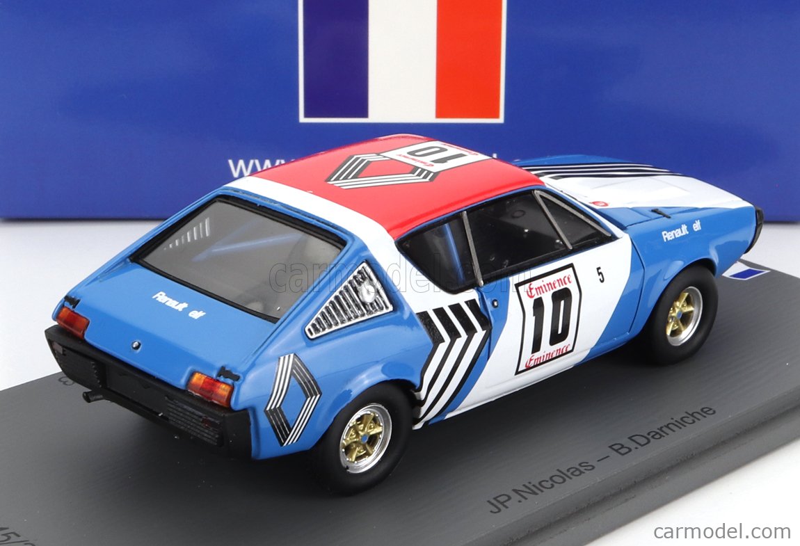 SPARK-MODEL SF254 Scale 1/43 | RENAULT R17 N 10 3rd RONDE CEVENOLE 1973 ...