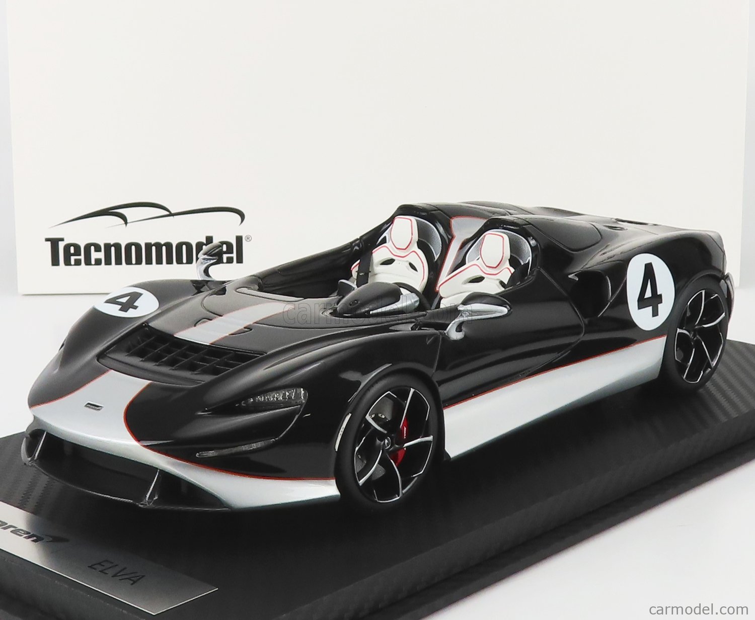 TECNOMODEL T18-EX09B Scale 1/18 | McLAREN ELVA N 4 2020 BLUE