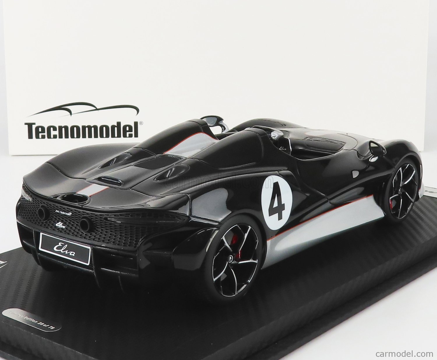 TECNOMODEL T18-EX09B Scale 1/18 | McLAREN ELVA N 4 2020 BLUE
