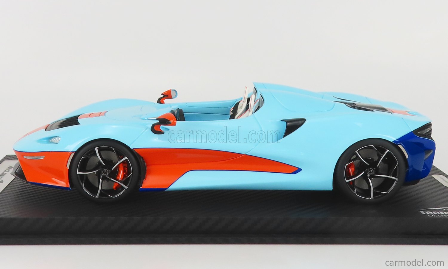 TECNOMODEL T18-EX09A Scale 1/18 | McLAREN ELVA 2020 BLUE ORANGE