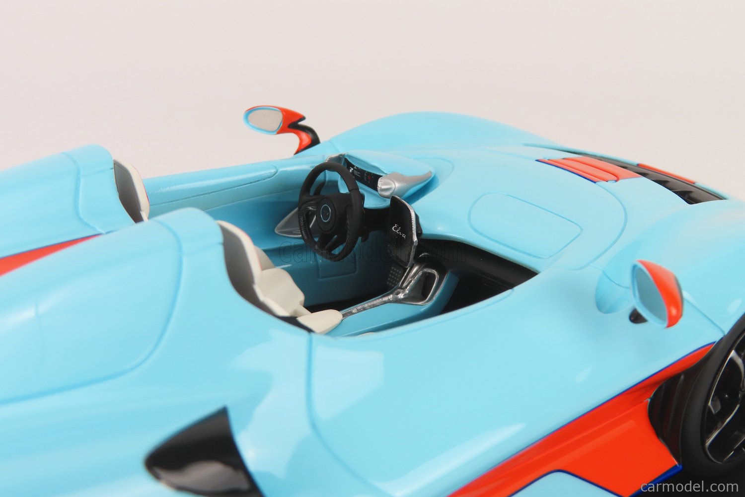 TECNOMODEL T18-EX09A Scale 1/18 | McLAREN ELVA 2020 BLUE ORANGE